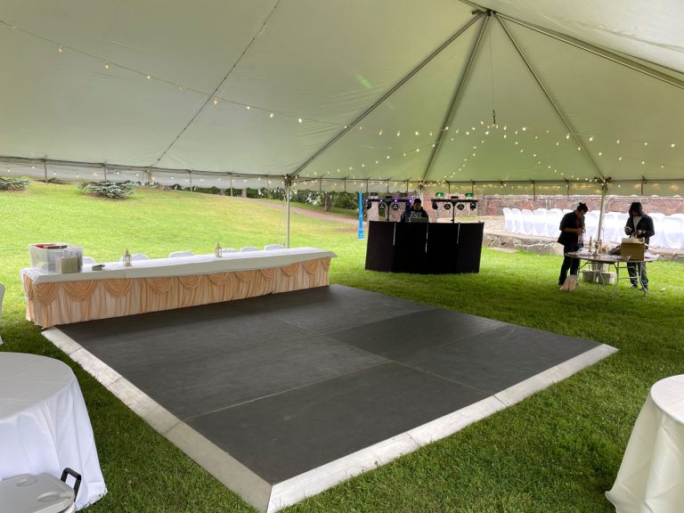 Dance Floor And Staging - Lefty's Tent & Party Rental
